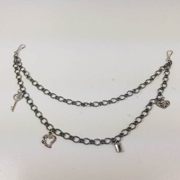 Jewelry | 9s Vintage Neck Piece Hearts Locks And Key | Poshmark